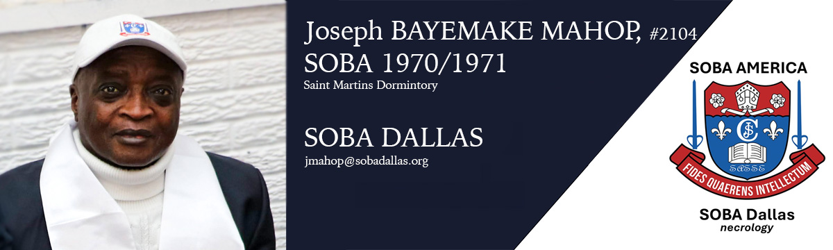 Joseph Bayemake Mahop – SOBA DALLAS